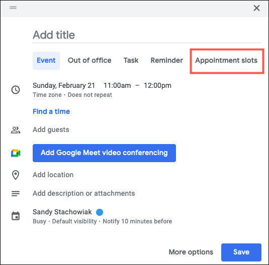 How to Use Appointment Slots in Google Calendar