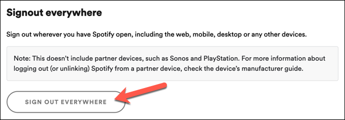 How to Sign out of All Devices on Spotify at Once