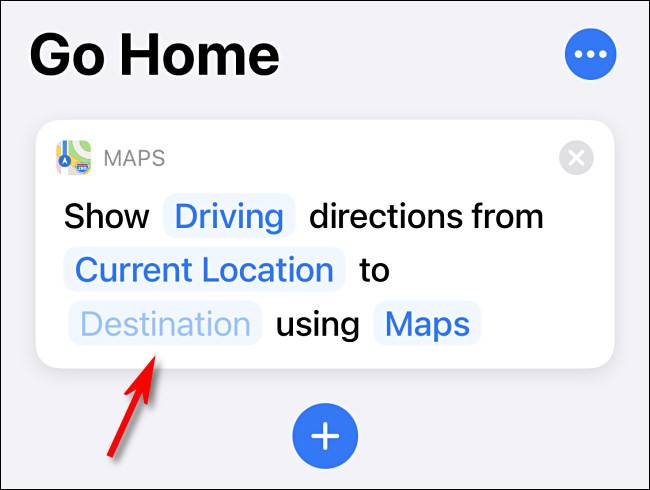 How to Make a "Go Home" Directions Shortcut on iPhone