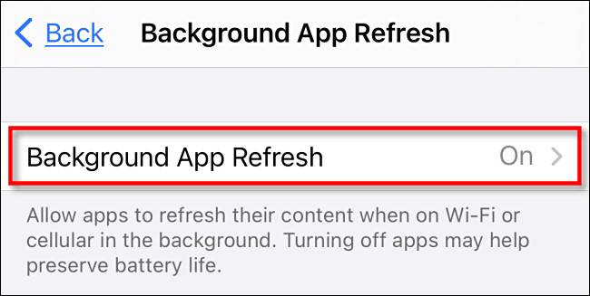 How to Turn off Background App Refresh on iPhone or iPad