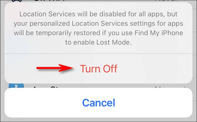 switch on gps iphone