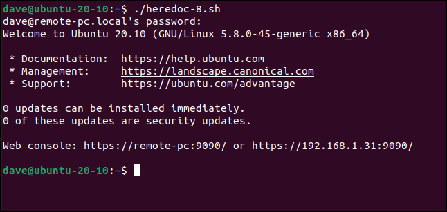 How to Use "Here Documents" in Bash on Linux