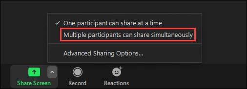 How to Let People Share Their Screens in a Zoom Meeting