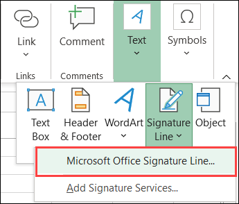 How to Insert and Customize a Signature Line in Microsoft Excel
