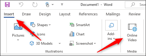 How to Insert a YouTube Video into a Word Document
