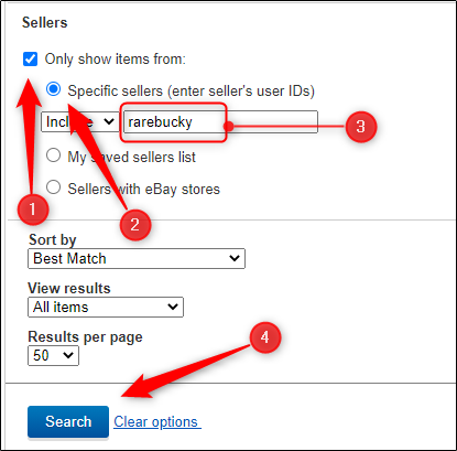 How to Search for a Seller on eBay