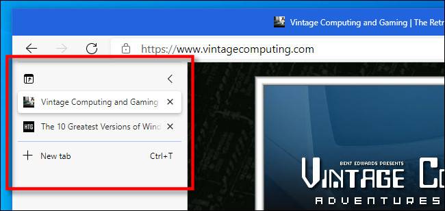 How to Use Vertical Tabs in Microsoft Edge