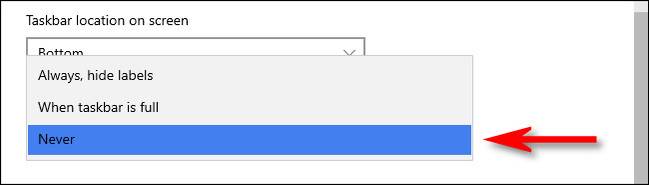 How to See Classic Window Labels on Windows 10's Taskbar
