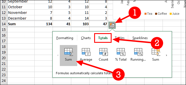 How to Use Excel's "Quick Analysis" to Visualize Data