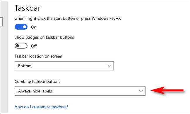 How to See Classic Window Labels on Windows 10's Taskbar