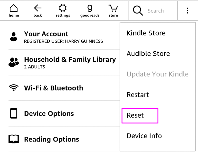 How to Restart or Reset Your Amazon Kindle