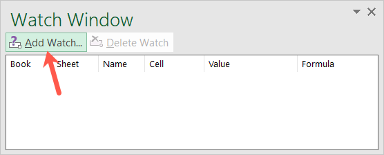 How to Use the Microsoft Excel Watch Window for Formulas
