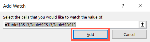 How to Use the Microsoft Excel Watch Window for Formulas