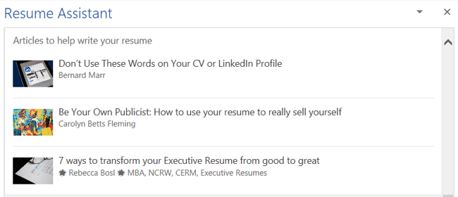 How to Use the LinkedIn Resume Assistant in Microsoft Word