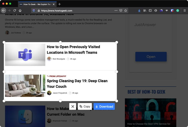 How to Capture Screenshots in Firefox without an Extension