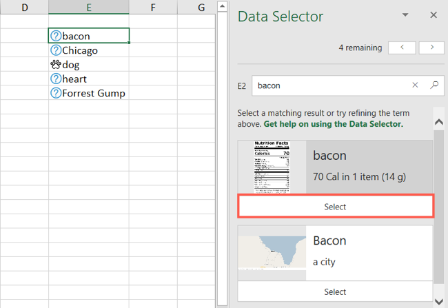 How to Use the Automatic Data Type Tool in Microsoft Excel
