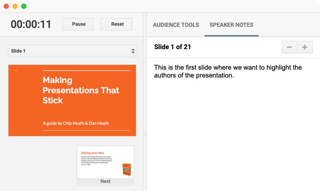 How to Use the Google Slides Presenter Toolbar