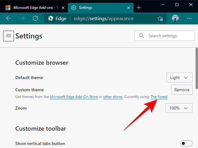 How to Add and Remove Themes in Microsoft Edge