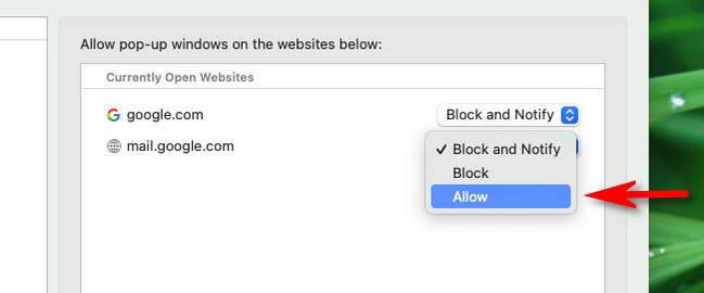 How to Allow Pop-Ups in Safari on Mac