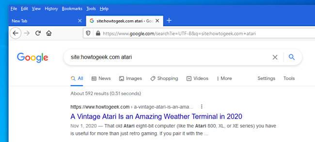 How to Do an Instant Site Search with a Keyword in Firefox