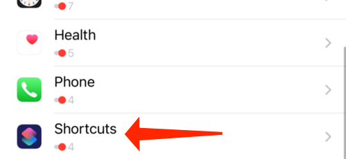 How to Disable Notifications for the Shortcuts App on iPhone