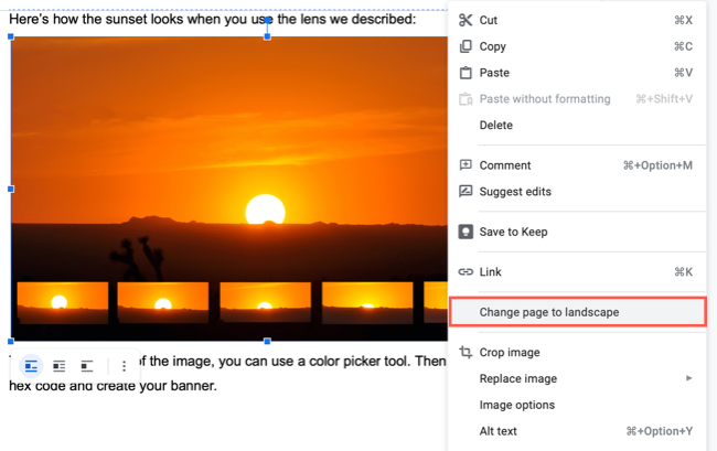 How to Use Multiple Page Orientations at Once in Google Docs