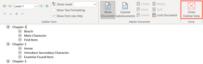 How to Use Outline View in Microsoft Word