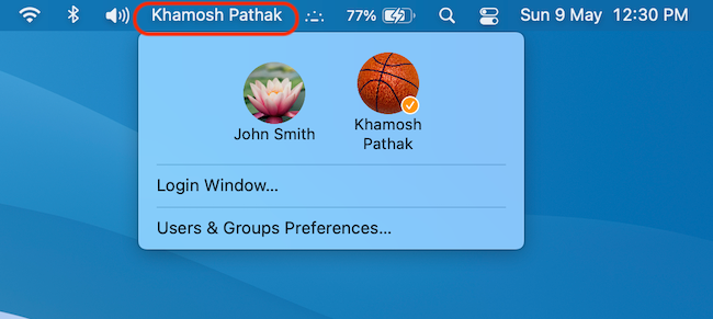 How to Quickly Switch Users on Mac from the Menu Bar or Control Center