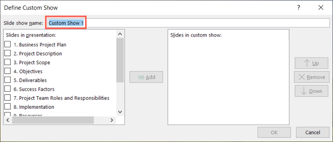 How to Create a Custom Show in Microsoft PowerPoint