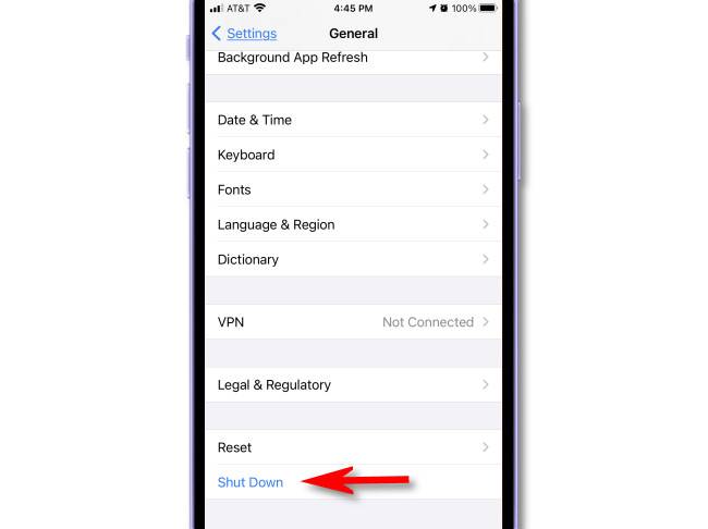 iphone 12 general settings
