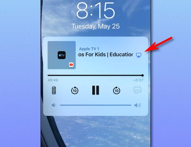 How to Hide iPhone Lock Screen Playback Controls for AirPlay
