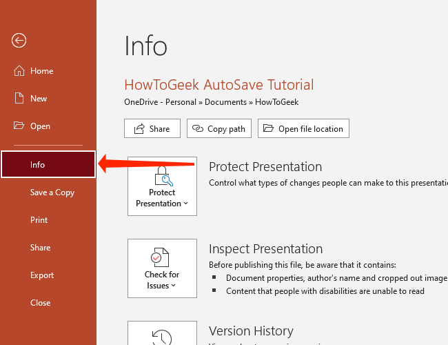 How to View and Restore Old Versions of PowerPoint Files