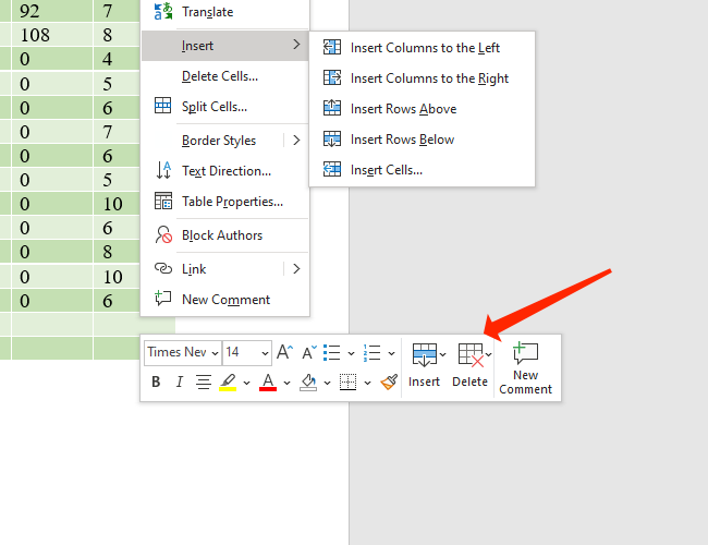 How to Quickly Add Rows and Columns to a Table in Microsoft Word