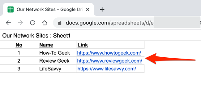 How to Open Links in Google Sheets with a Single Click