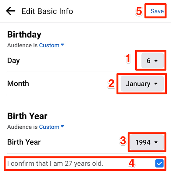 How to Change Your Birthday on Facebook
