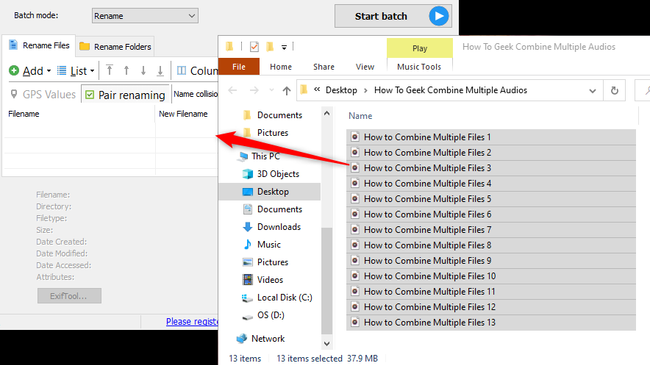 How to Batch Combine Multiple Audio Files in Windows