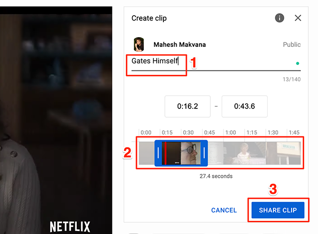 How to Share a Clip of a YouTube Video