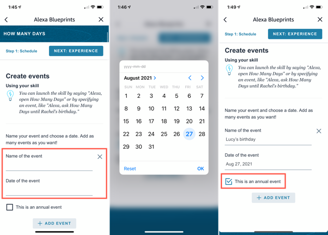 How to Have Alexa Count the Days to Your Event