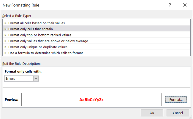 How to Highlight Blanks or Errors in Microsoft Excel