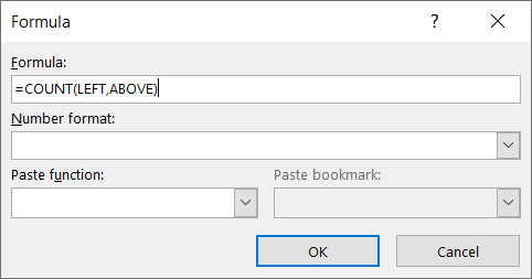 How to Add Formulas to Tables in Microsoft Word