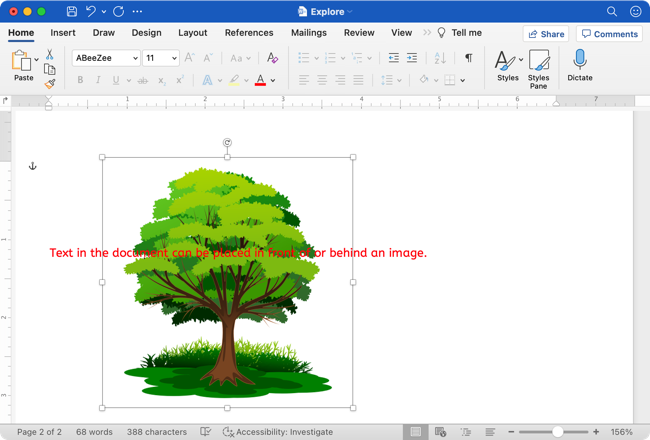 How to Position Images Behind or in Front of Text in Google Docs