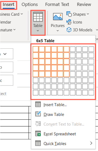 How to Add Formulas to Tables in Microsoft Outlook