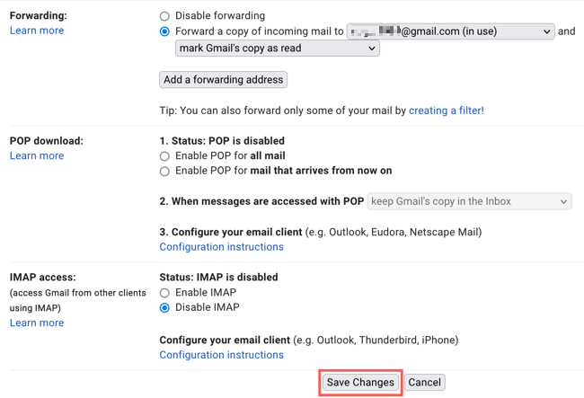 How to Set Up a Forwarding Email Address in Gmail