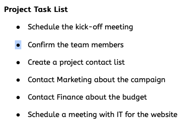 How to Create a Checklist in Google Docs