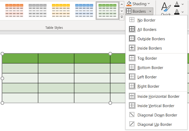 How to Insert and Format a Table in Microsoft PowerPoint