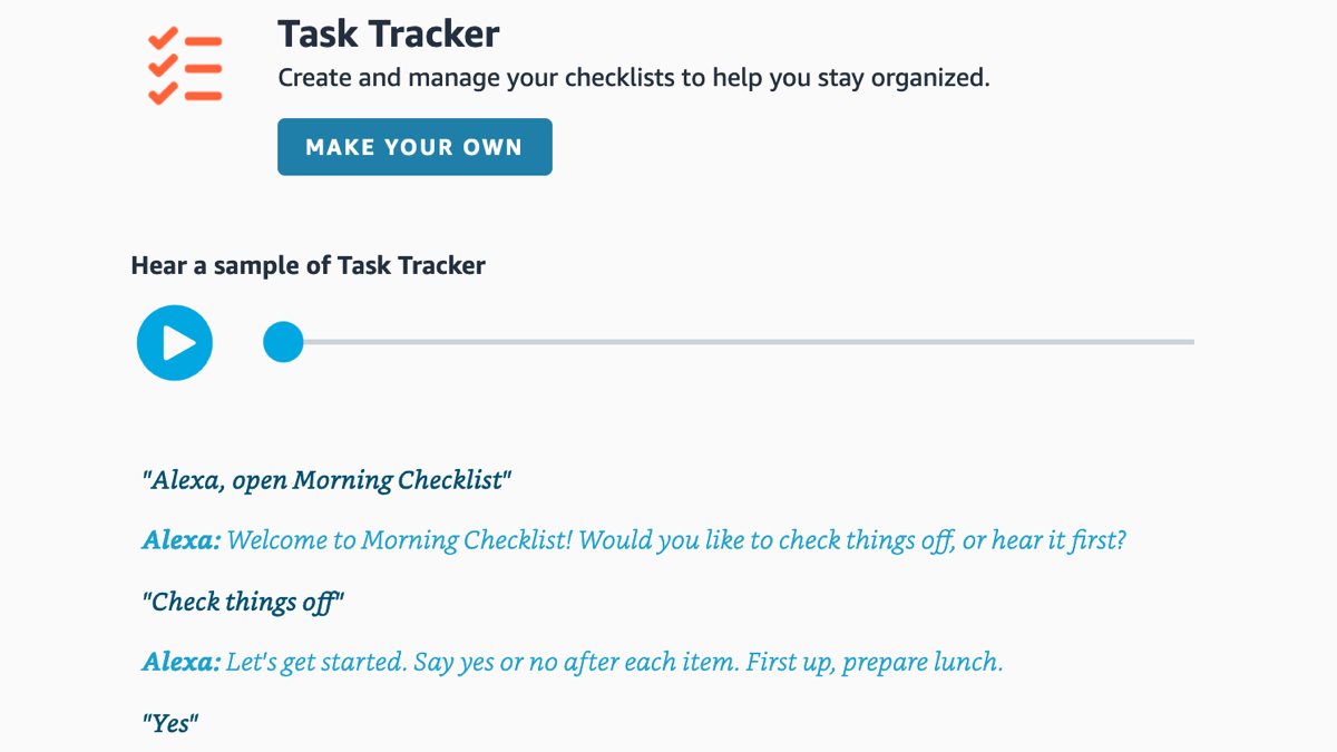 How to Create a Task Checklist with Amazon Alexa