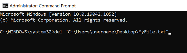 How to Delete Files and Folders Using Command Prompt on Windows 10