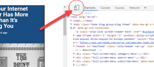 How to View Mobile Websites on Your Computer in Chrome