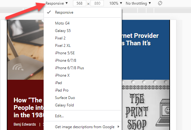 How to View Mobile Websites on Your Computer in Chrome