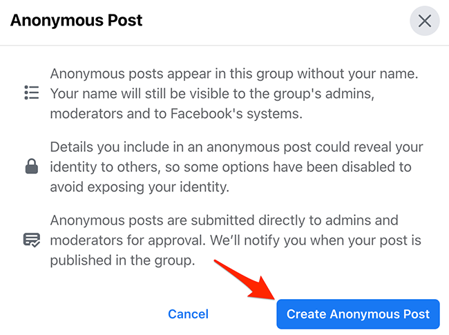 How to Post Anonymously in a Facebook Group
